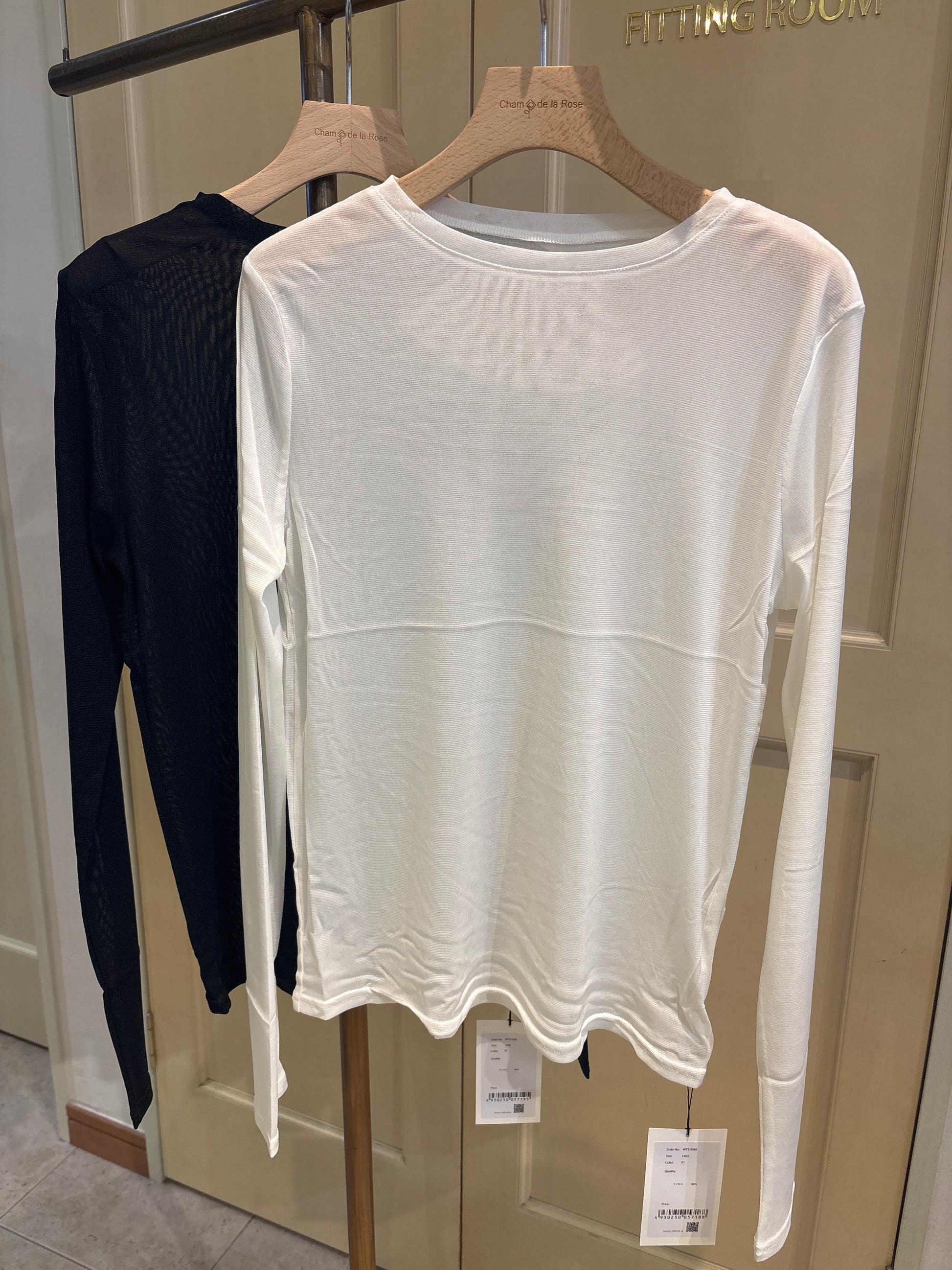 【hunch】パワーネットシアークルーネック – Champdelarose